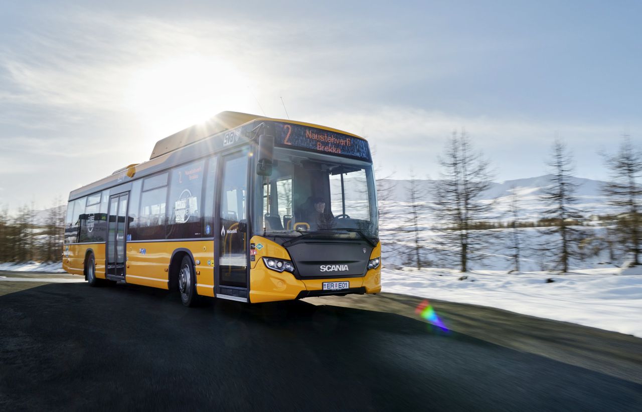Scania na gas na Islandu - Autobusi.NETAutobusi.NET